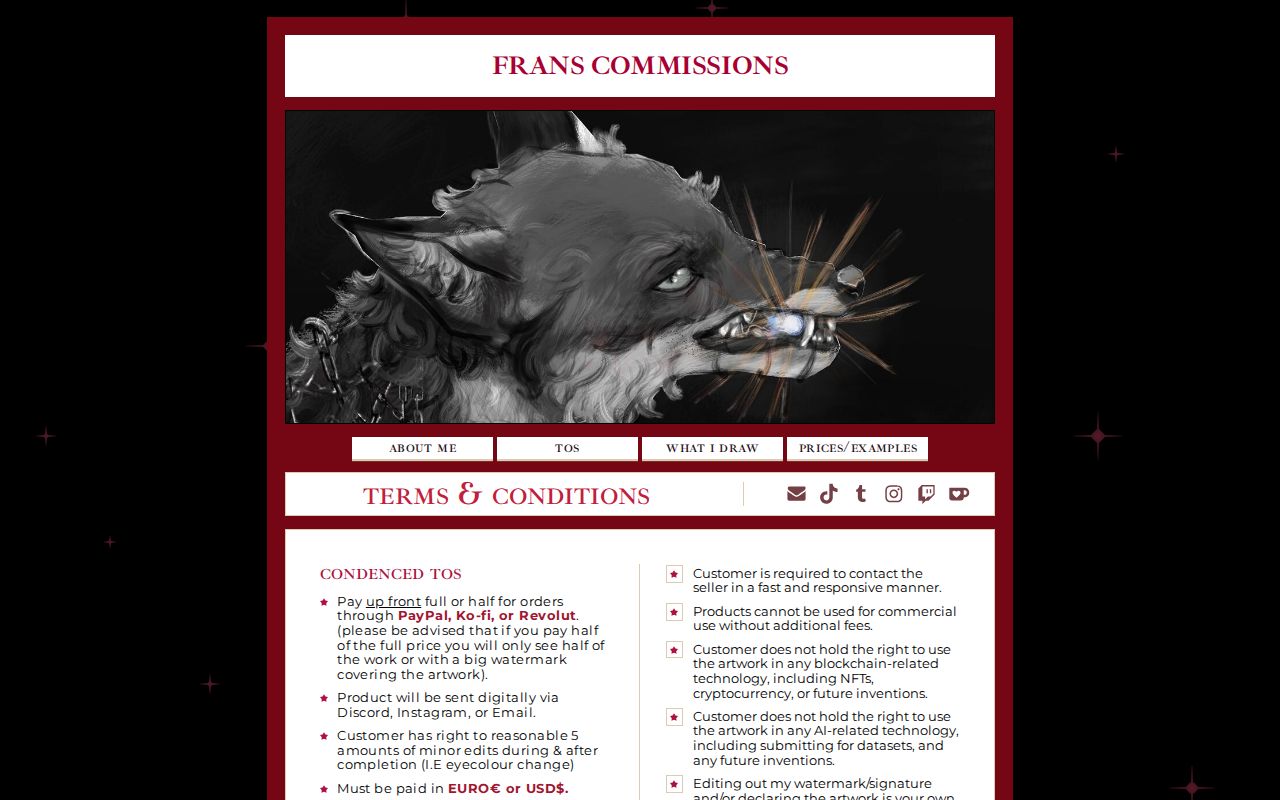Fran commission site